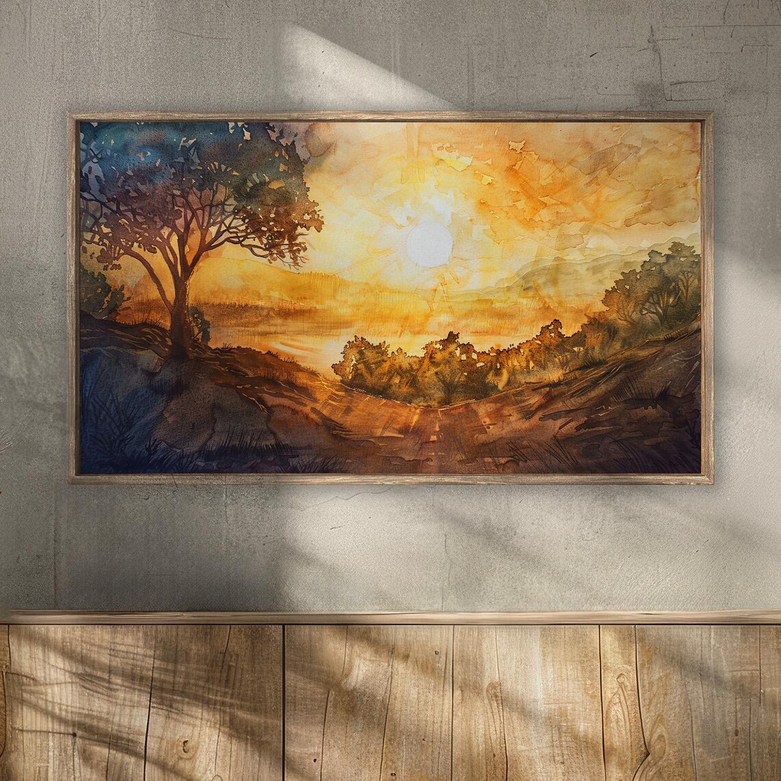 TV Frame Summer Landscape for Television TV Screen Display, Samsung ...