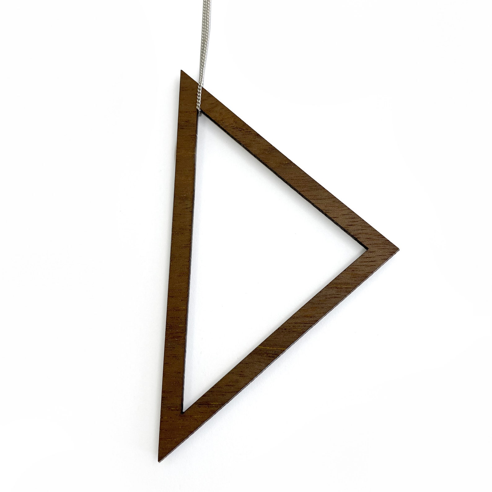 Large Triangle Necklace chain Sold Separately - Etsy Singapore