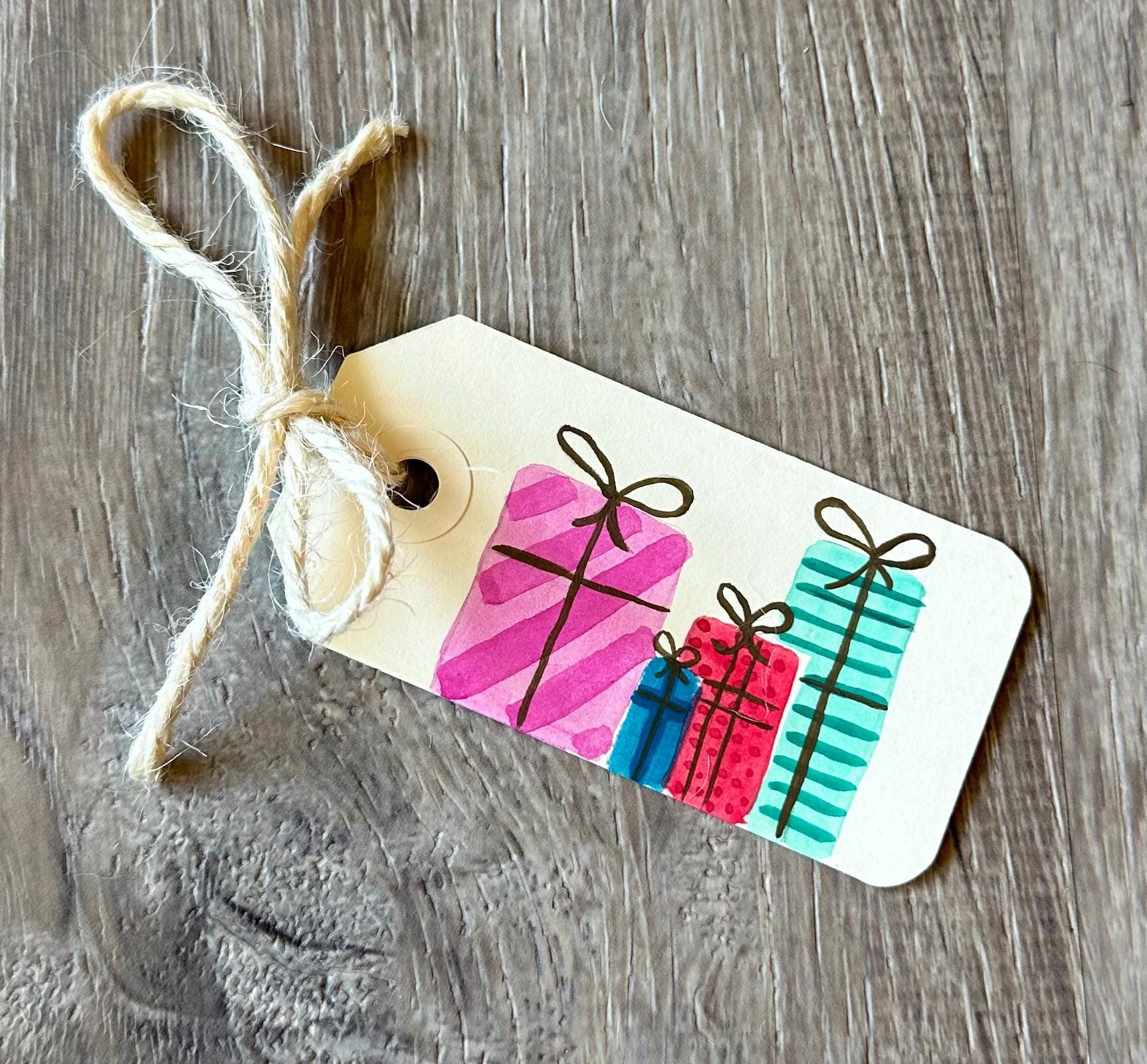 Birthday Gift Tags - Etsy