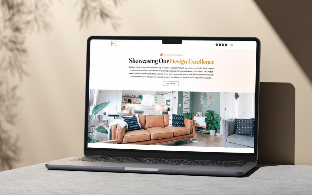 Elegant Spaces (wix Studio Interior Design Template) - Etsy