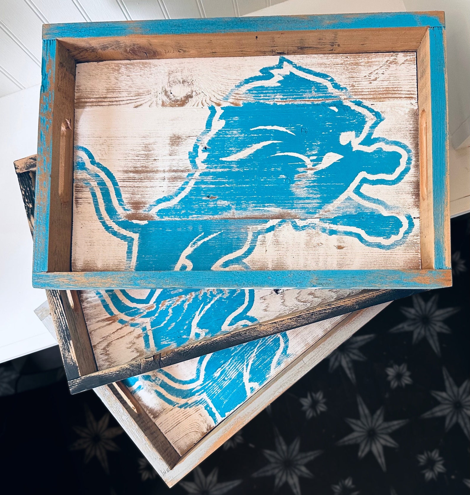Detroit Lions Team Serving Tray - Etsy