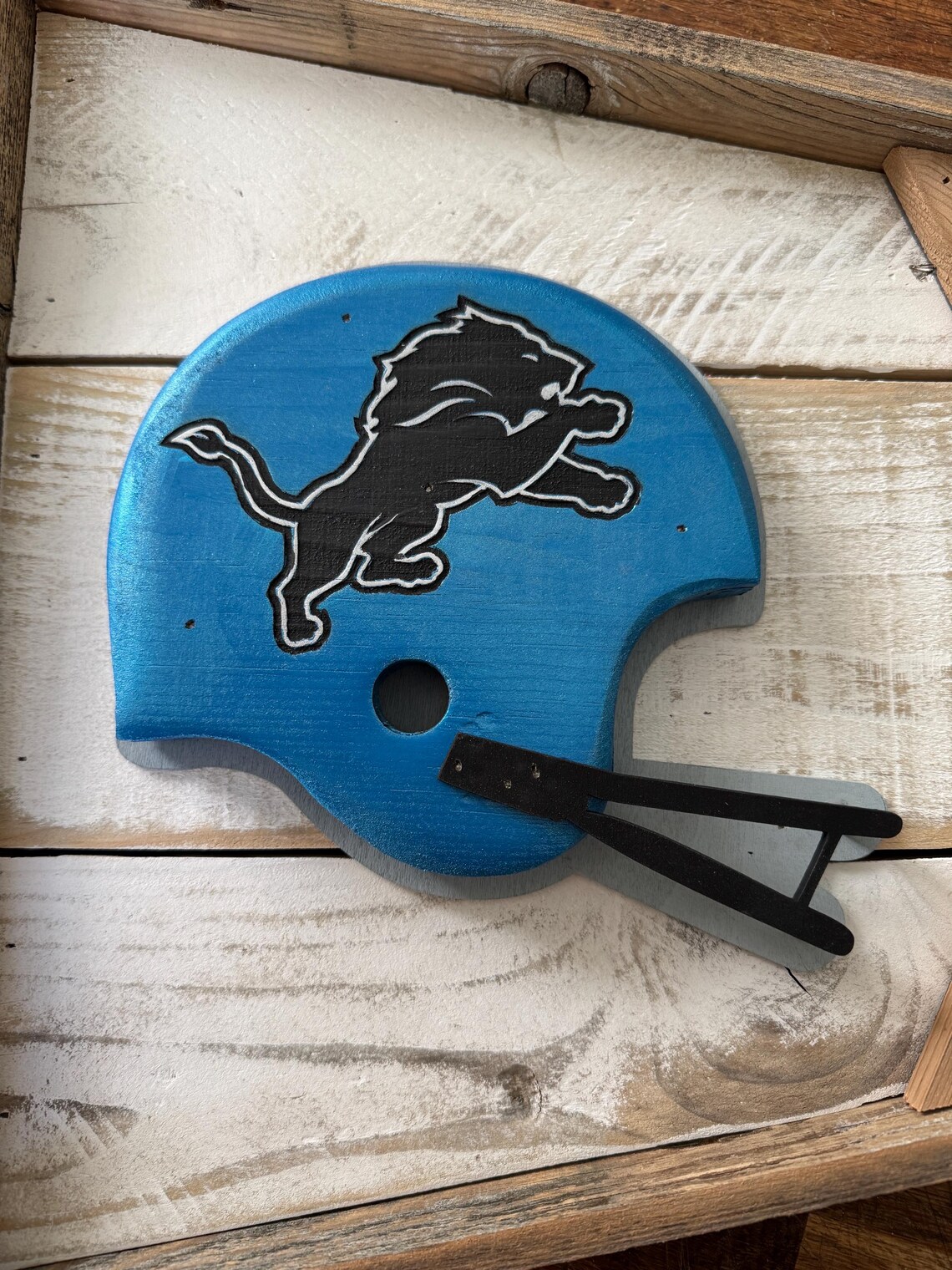 Detroit Lions Wooden Pennant - Etsy