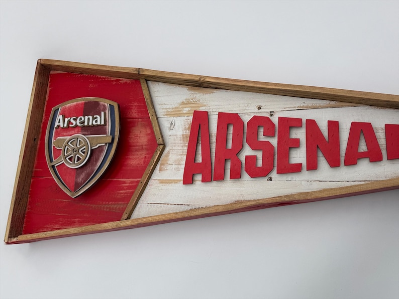 CUSTOM - Wooden Team Pennant - Etsy