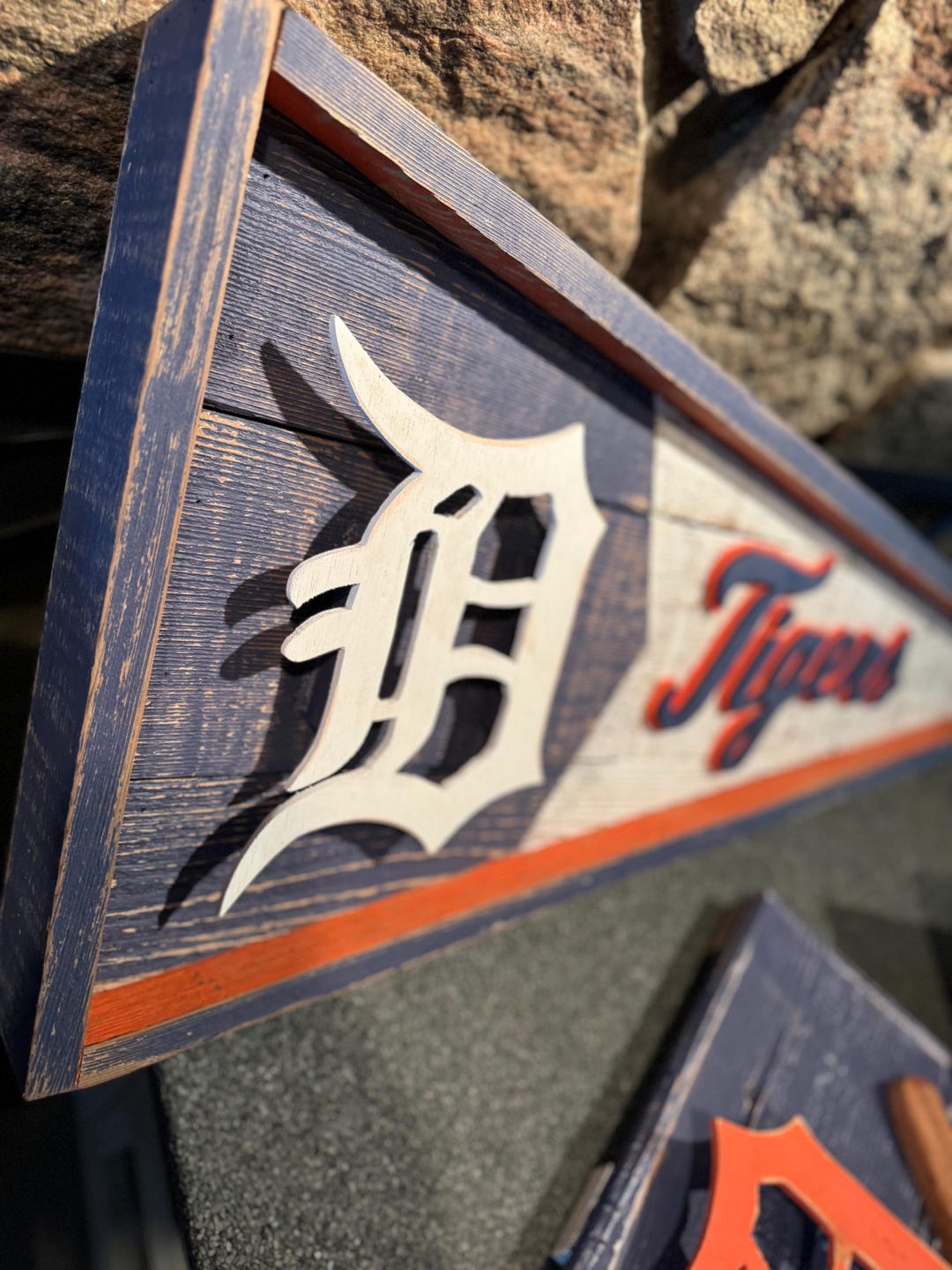 Wooden Detroit Tigers Pennant - Etsy