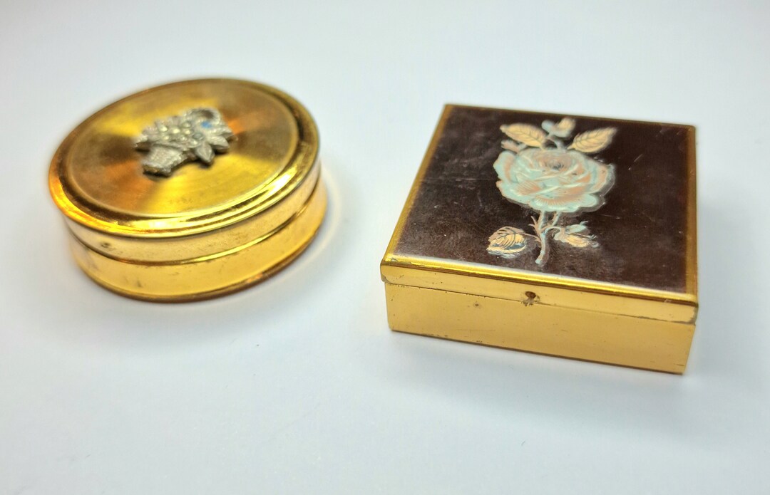 Mascot and Margaret Rose Vintage Pill Boxes - Etsy