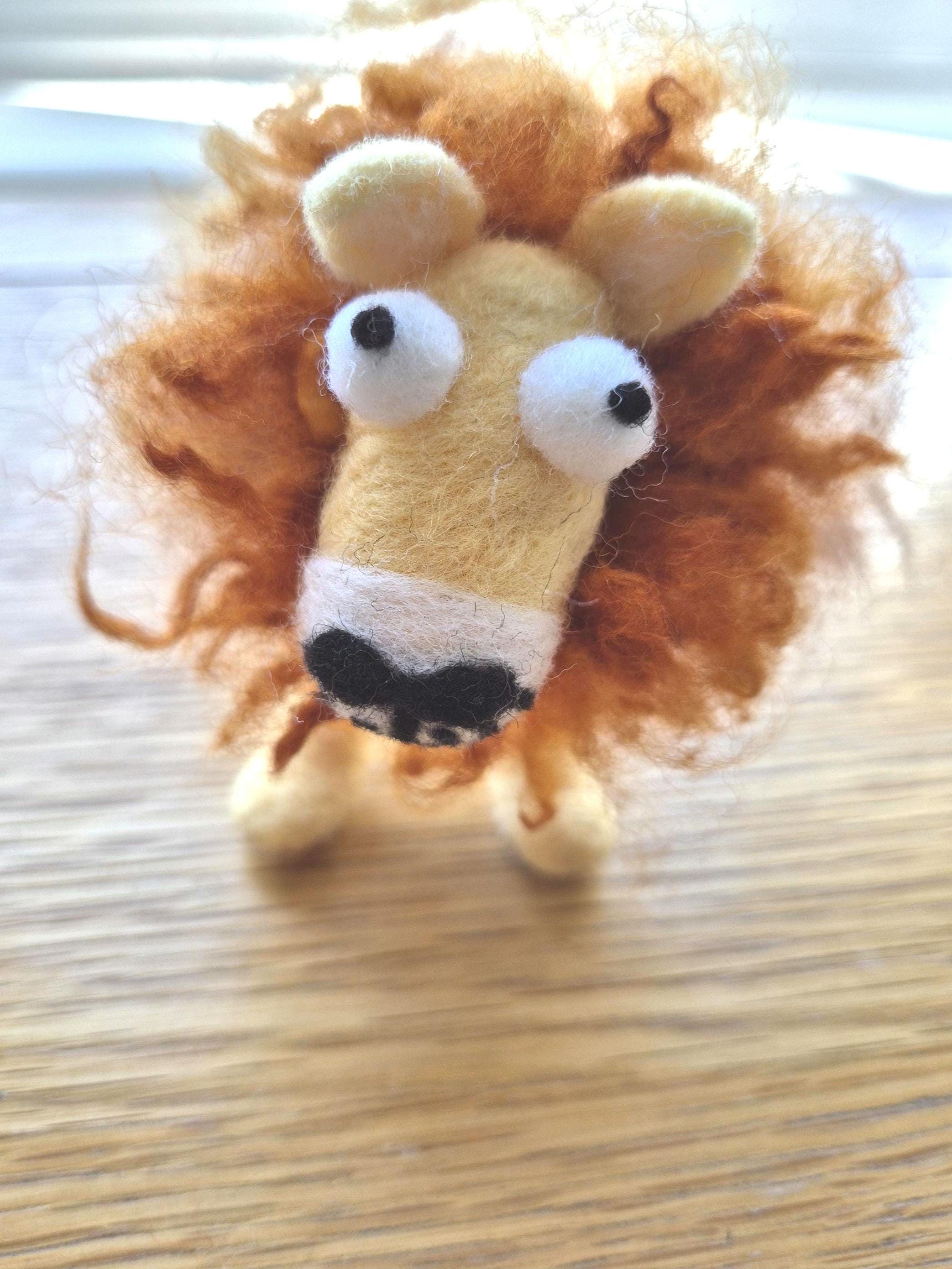 Leo the Lion Needle Felting Kit - Etsy
