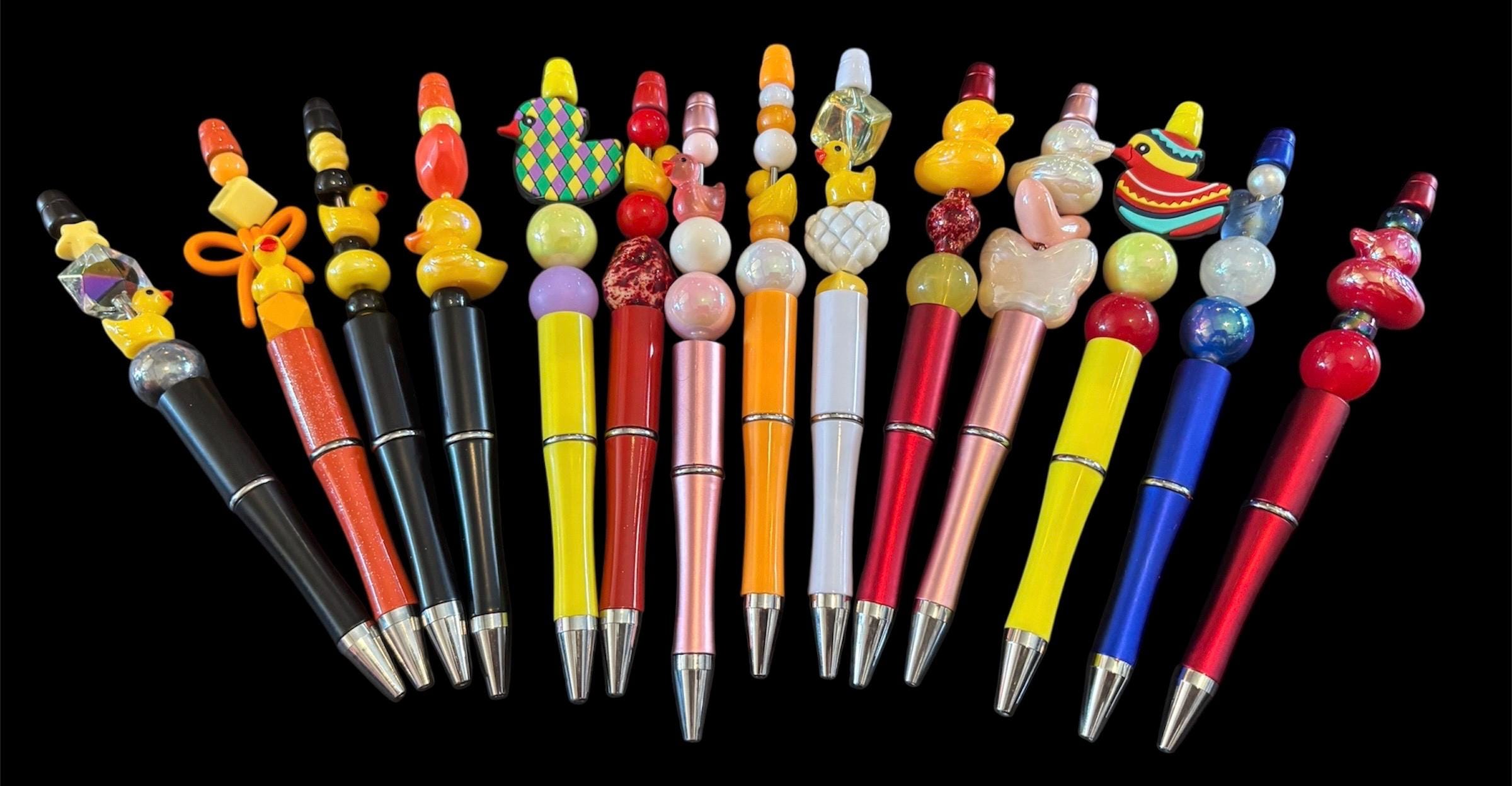 Beaded Duck Pens, Novelty Stationery - Etsy