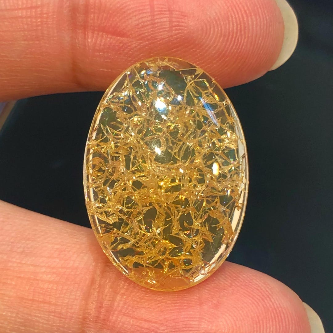 26.80 Ct’s , Rare Golden Fire Opal , Natural Fire Opal From Brazil ...