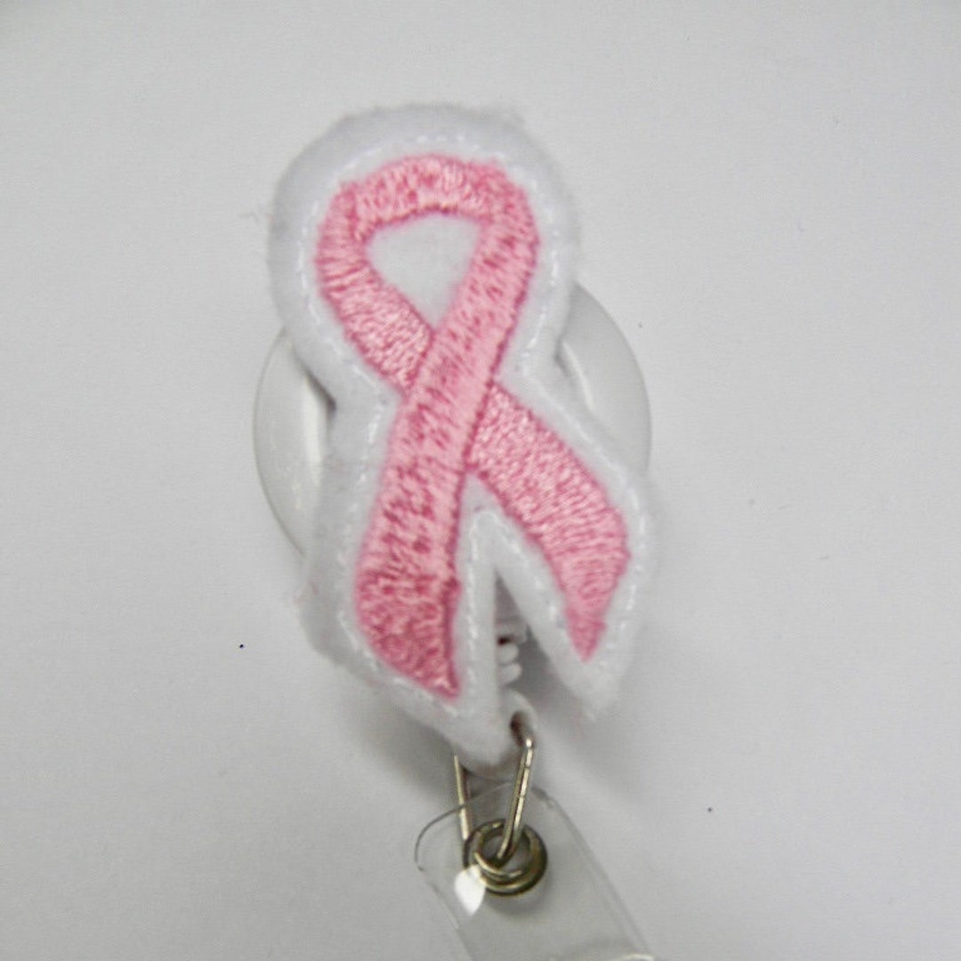Breast Cancer Awareness Badge Reel Felt Badge Reel ID Badge Reel ...