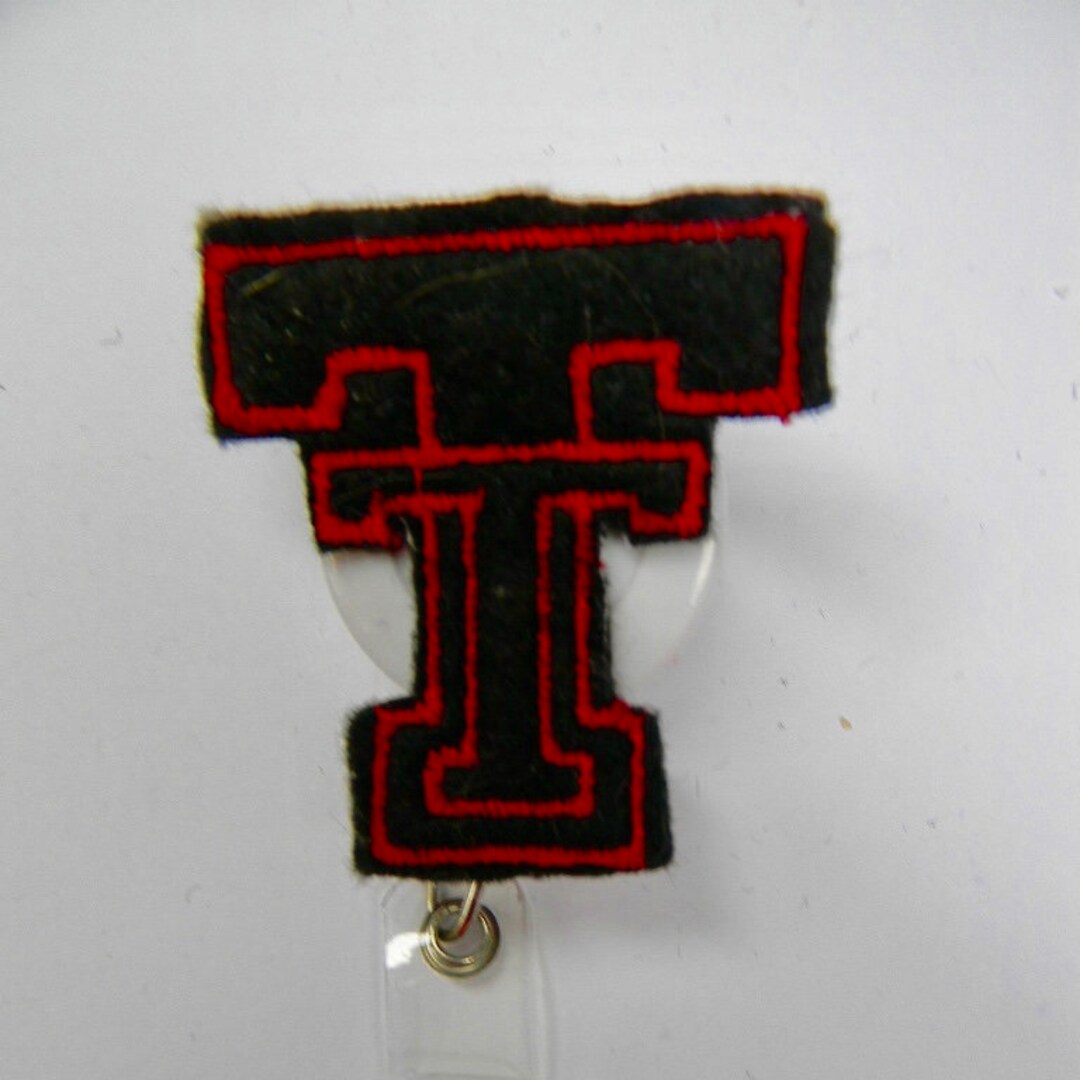 Texas Tech Felt Badge Reel: Retractable ID Reel - Etsy