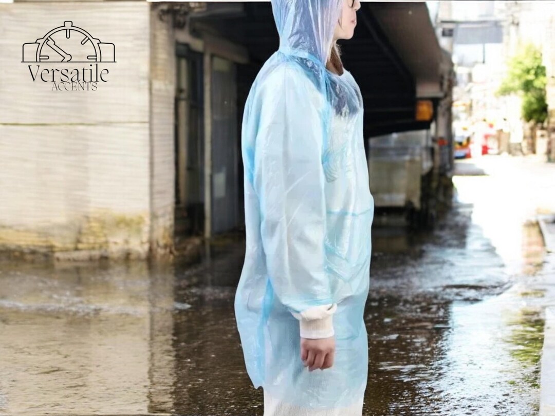 Waterproof Rain Poncho | Portable Cloak for Adults | Outdoor Travel ...