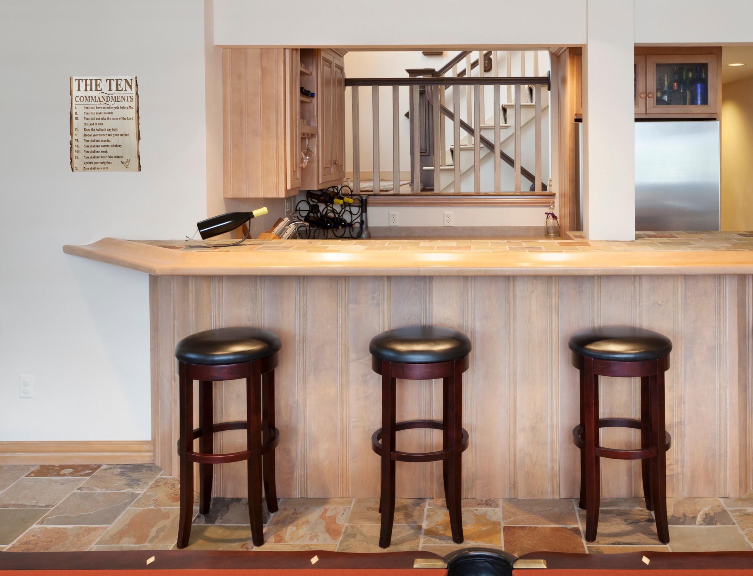 Rustic the Ten Commandments Sign, Bible Verse Wood Sign, Live Edge Wall ...