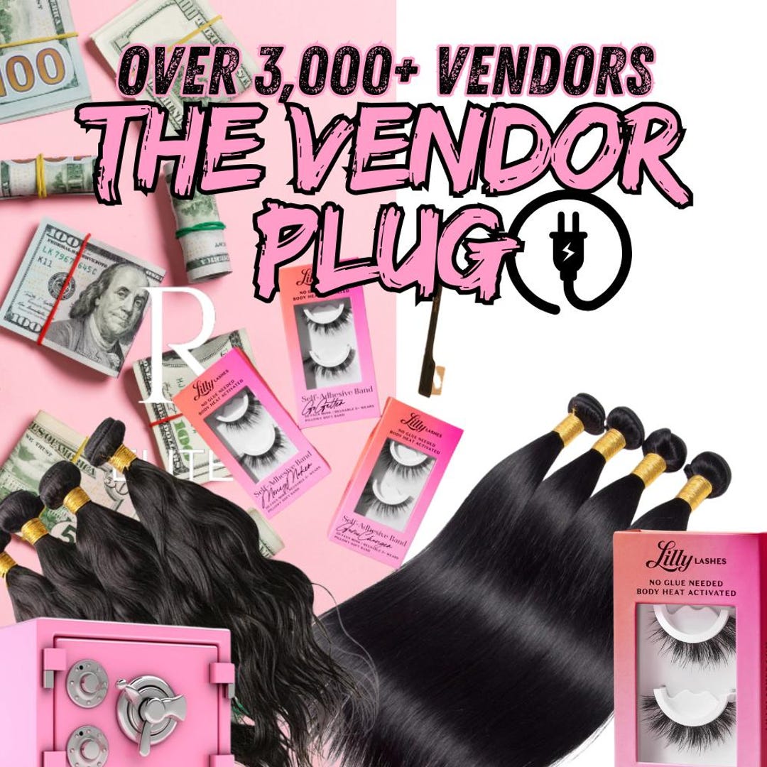 3,000+ Vendors List + Script for Hair, Lash, Wig, Makeup, Clothing ...