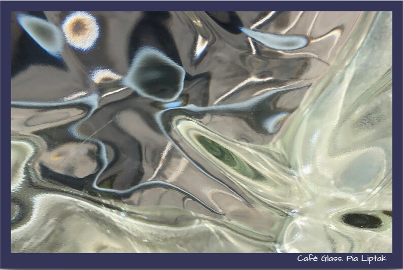 6 Note Cards: "café Glass" (series A) - Photo Art. 4x6 Flat Card With ...