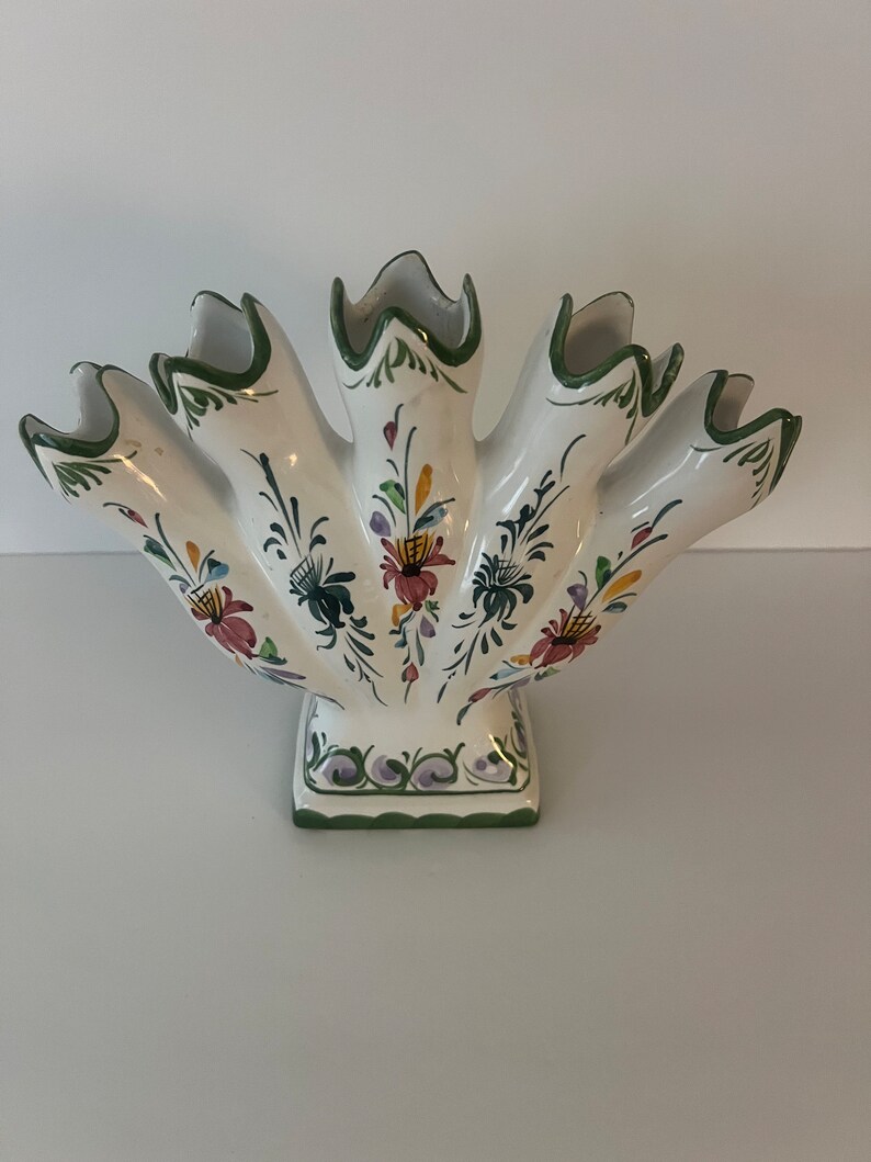 Vintage Five Finger Vase - Etsy