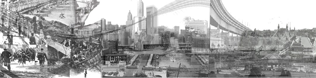 Bridge Architectural Collage - Etsy