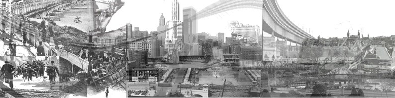 Bridge Architectural Collage - Etsy