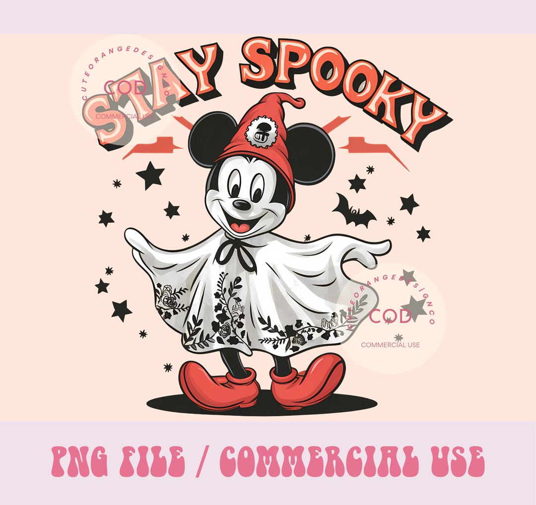 Mic Key Mou Se Stay Spooky Png Halloween Creep It Real Png, Mouse ...