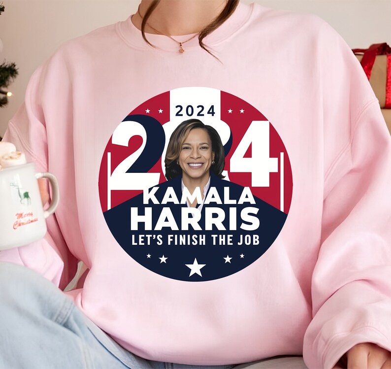Kamala Harris Terminemos el trabajo PNG / Kamala Harris Presidenta 2024 ...
