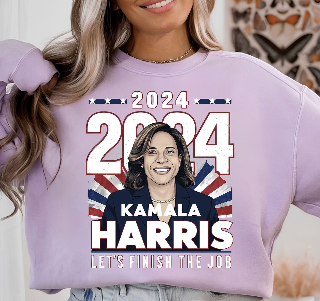 Kamala Harris Png Let's Finish the Job Design Kamala Harris President ...