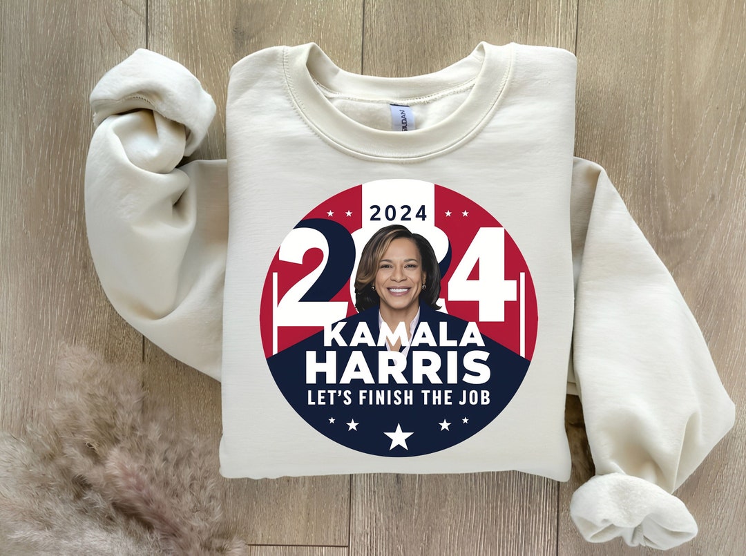 Kamala Harris Terminemos el trabajo PNG / Kamala Harris Presidenta 2024 ...