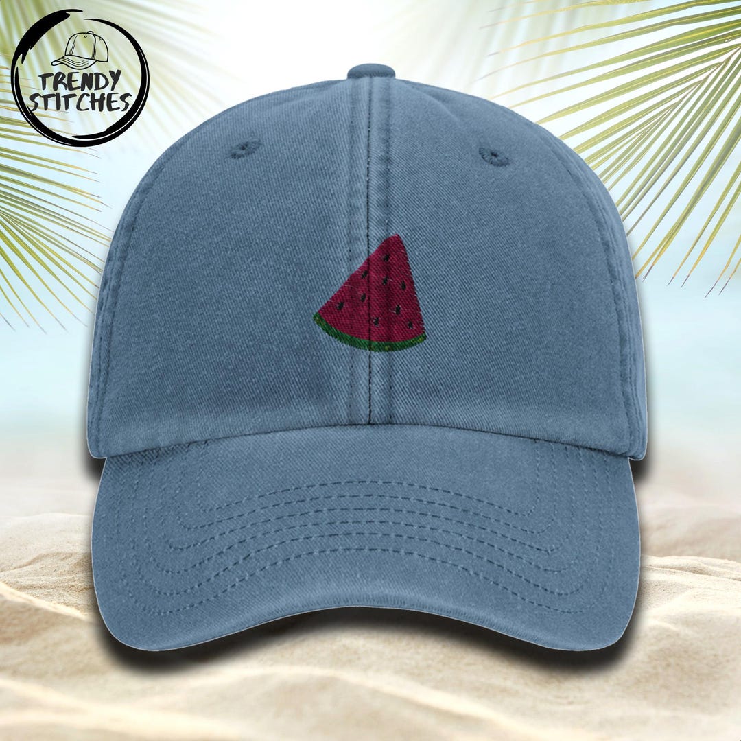 Cool Watermelon Cap With Embroidered Motif Unisex Baseball Cap With ...