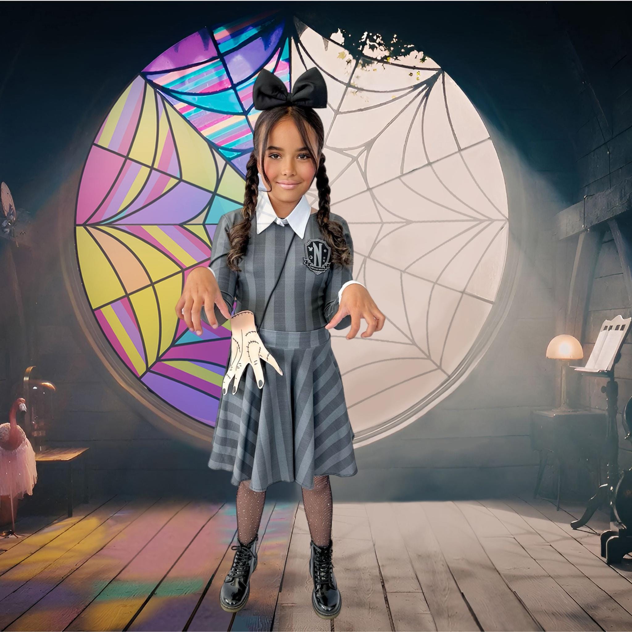 Wednesday Uniform Nevermore Kids Halloween Costumes Girls Clothing ...