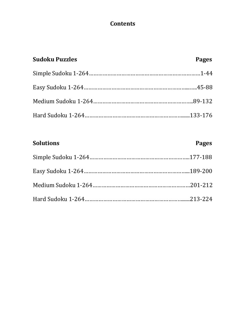 Sudoku PDF Digital Download: 1,000+ Puzzles (simple to Hard) With ...