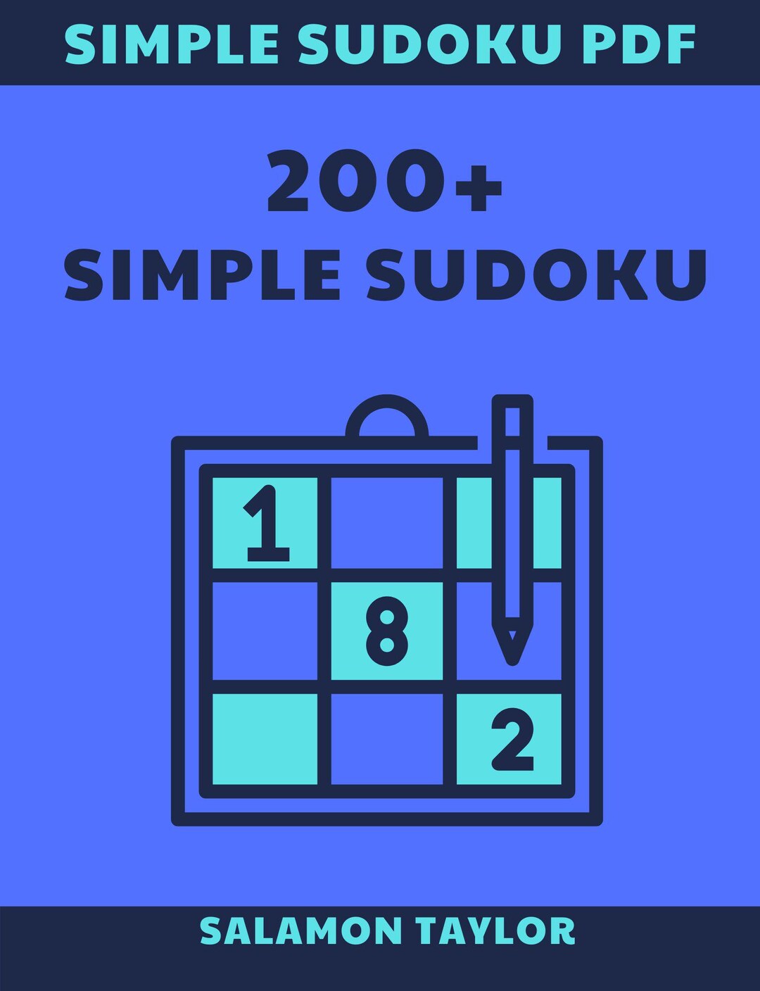 Sudoku PDF Digital Download: 200+ Simple Sudoku Puzzles With Solutions ...
