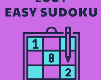 Sudoku PDF Digital Download: 200+ Easy Sudoku Puzzles With Solutions - Etsy