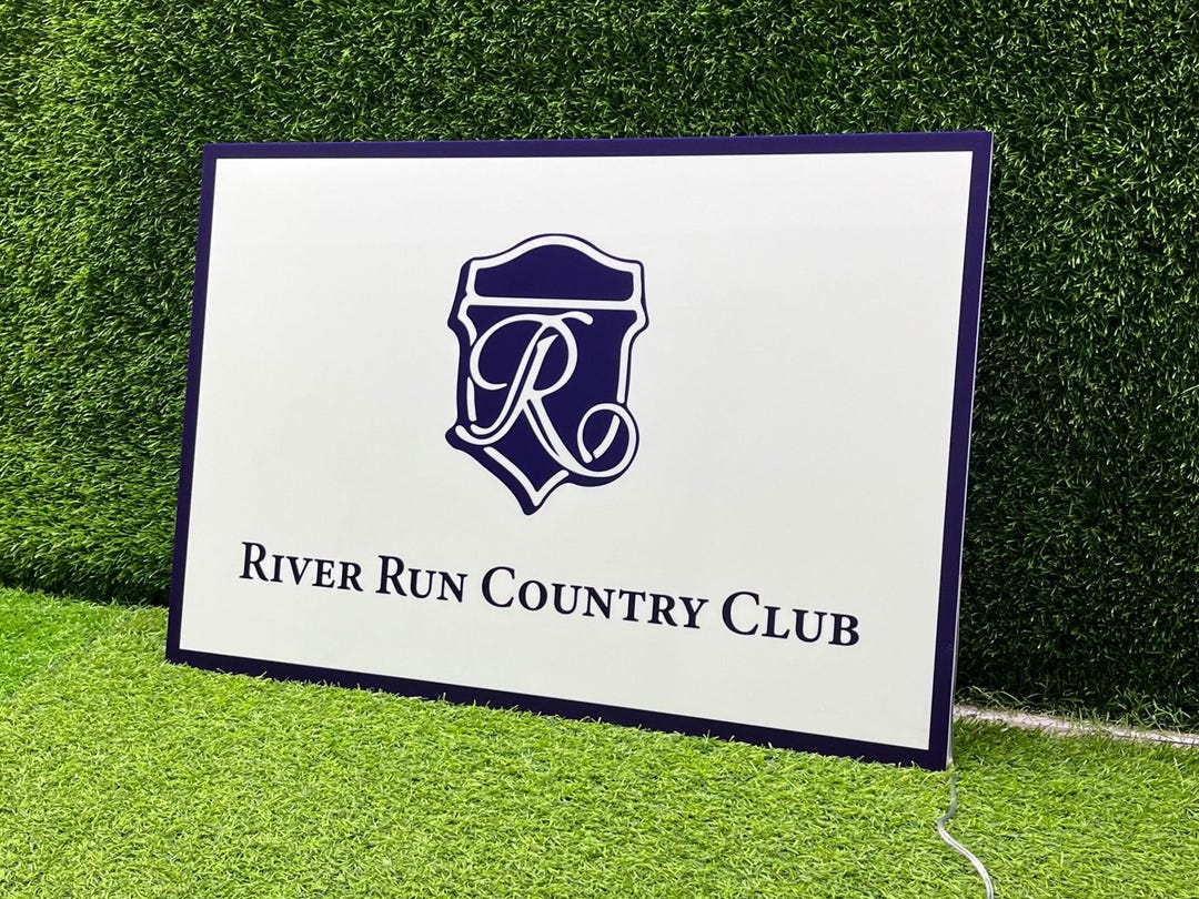 Custom Rectangular Backlit Logo Signs, Acrylic Business Signs for Walls ...