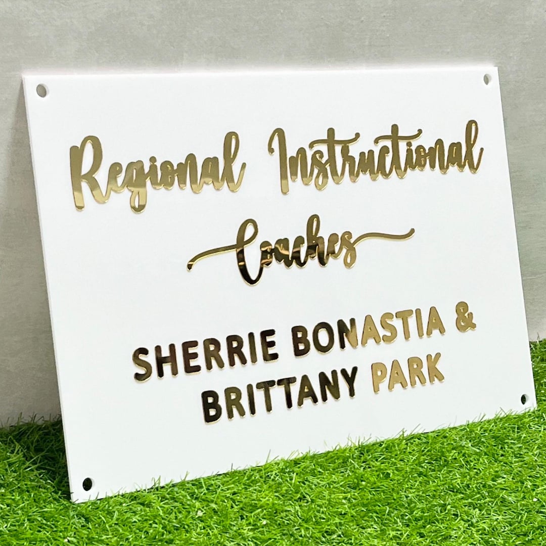 Custom Frosted Acrylic Business Logo Signs, Unique Wall and Door Office ...