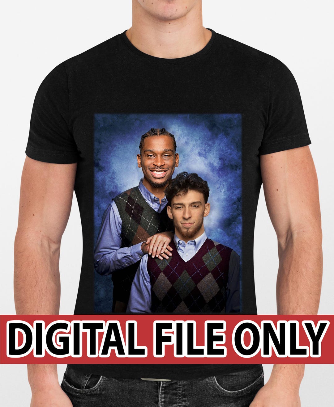 Chet Holmgren & Shai Gilgeous-alexander Step Brothers Shirt Png ...