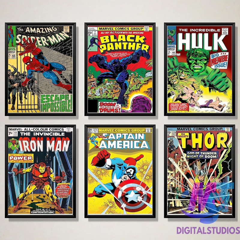 Superhero Poster - Etsy