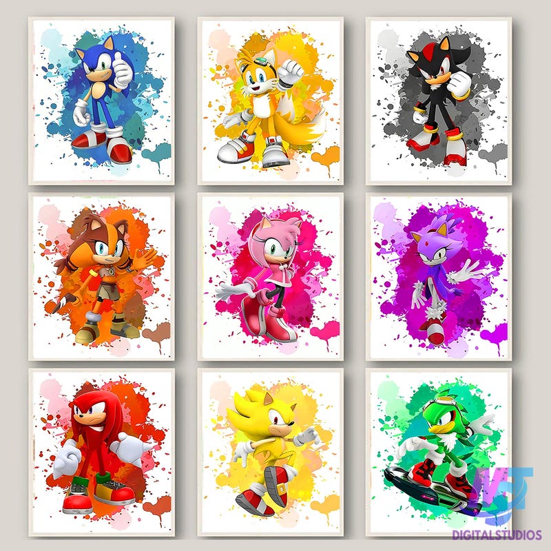 Sonic Poster - Etsy