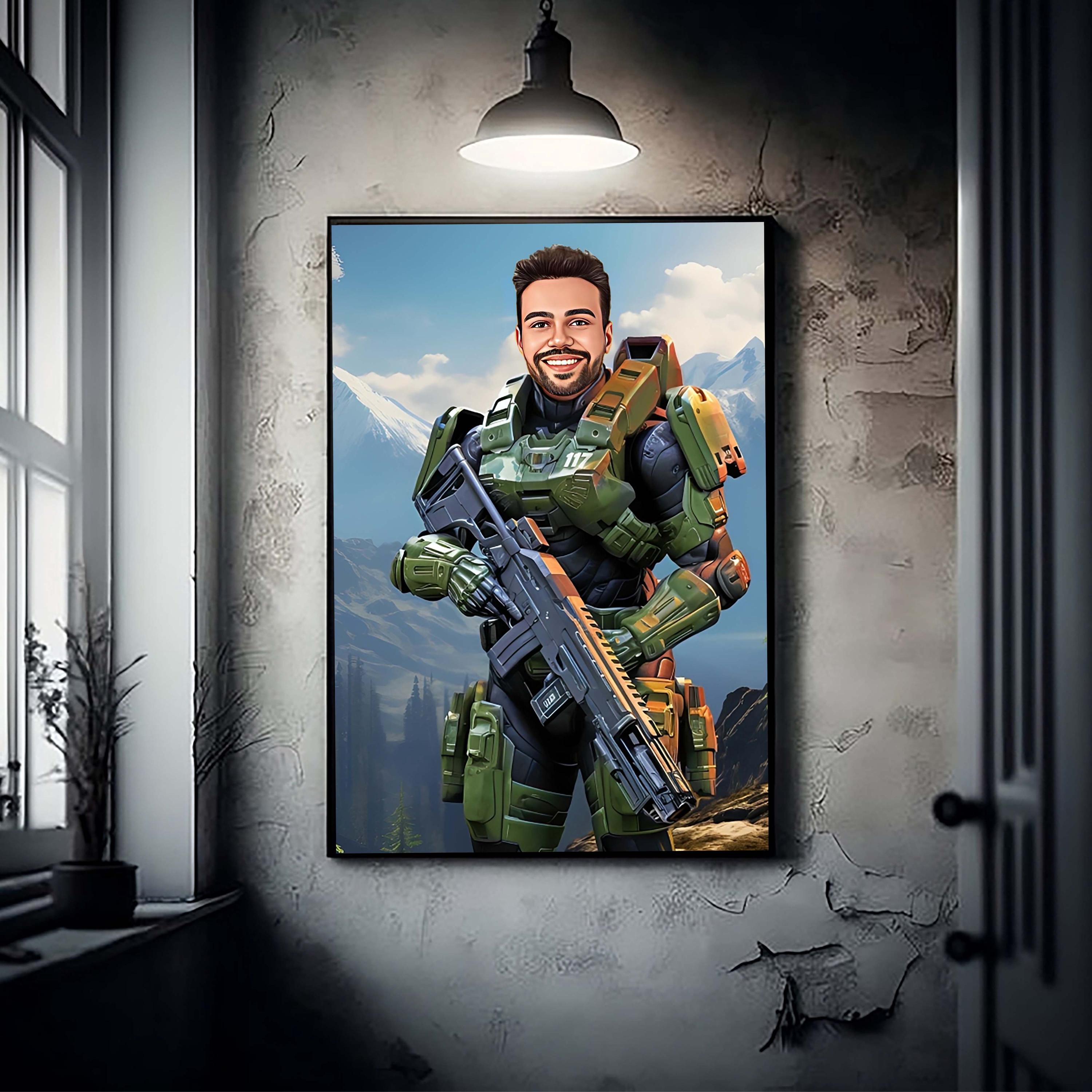 Custom Halo Gamer Portrait, Get Your Own Halo Gamer Portrait From Your ...