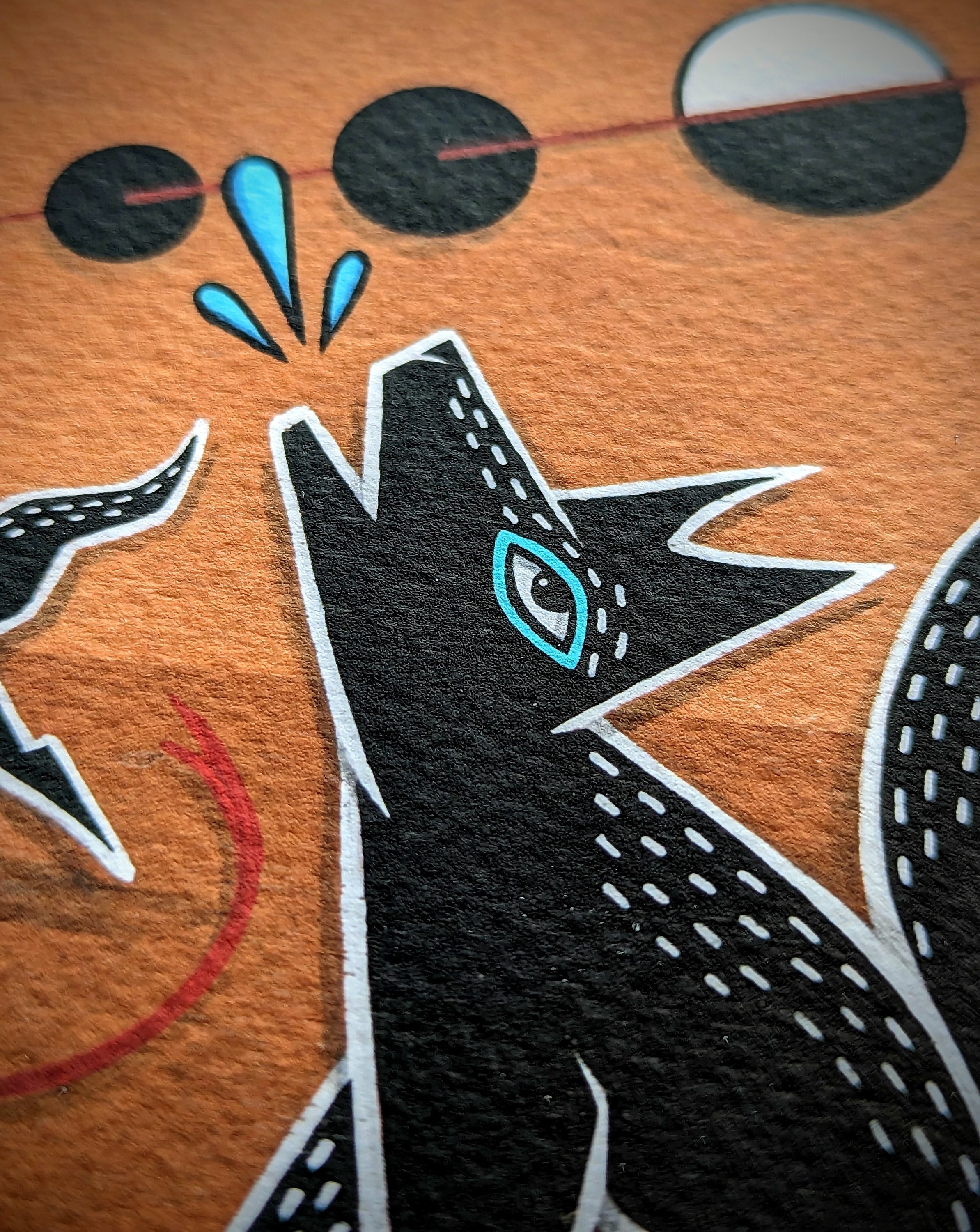 When the Sky Falls 11"x14" Print- Original art print surreal folk ...