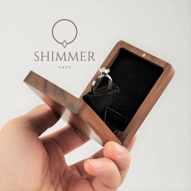 Slim Ring Box - Etsy