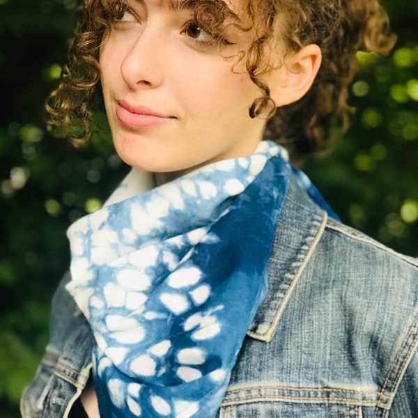 Indigo Scarf - Etsy