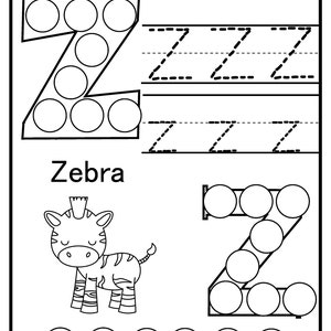 Do-a Dot Alphabet Printables, Do a Dot ABC Pages - Etsy