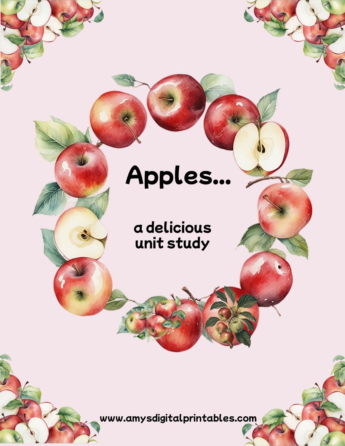 Apple Unit Study, All About Apples, Learn About Apples - Etsy