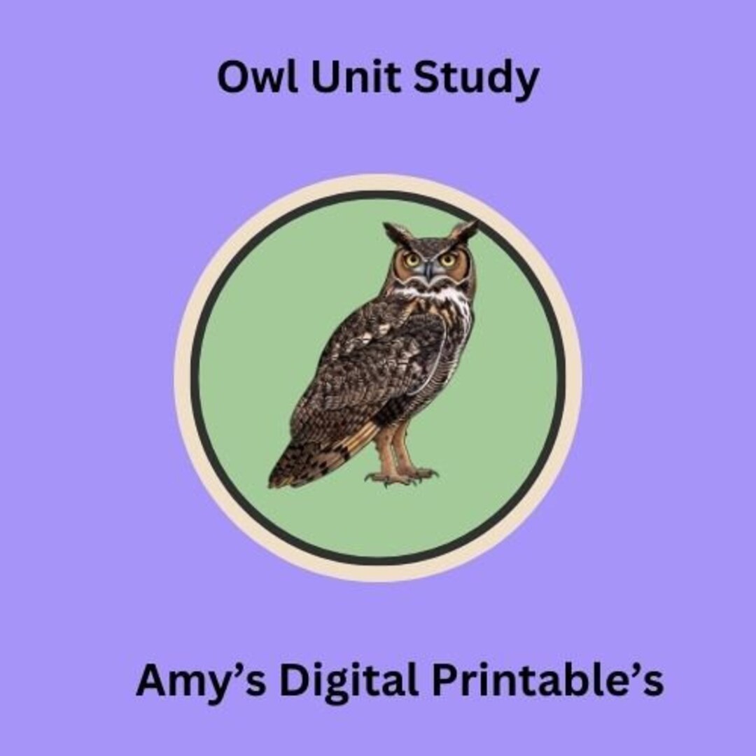 Owl Unit Study, Majestic Owls a Unit Study, Learn About Owls, Science ...
