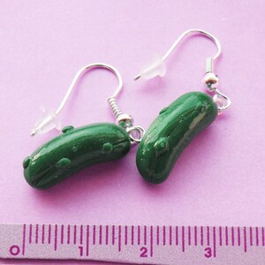 Handmade Cucumber Pickle Earrings - Etsy