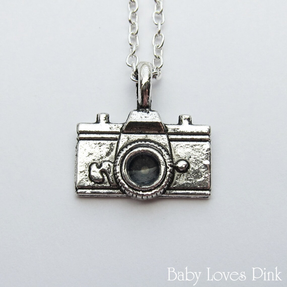 Antique Silver Camera Necklace (R2D2) - Etsy