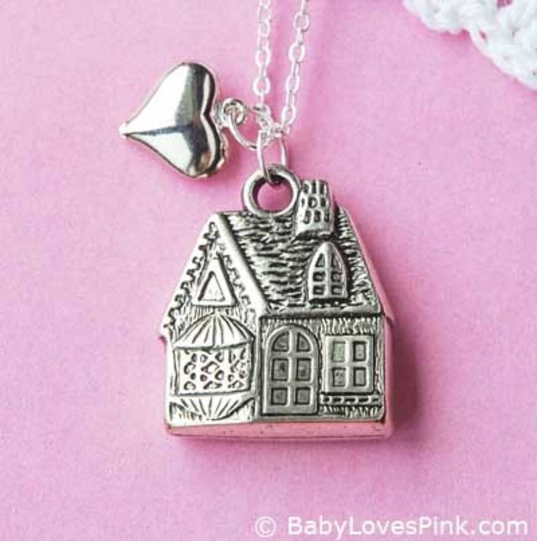 Home Sweet Home - Fairy Tale House Necklace (D3J1) - Etsy