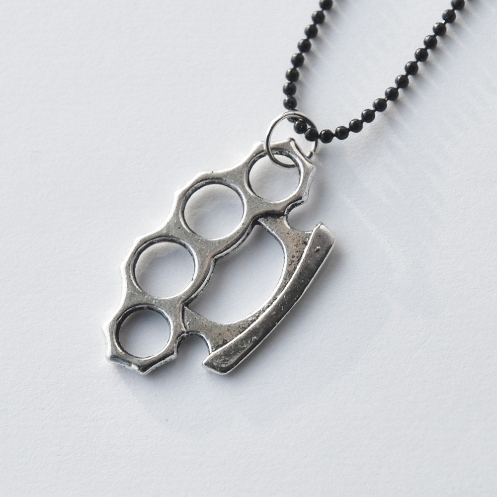 Silver Knuckle Necklace (D3H5) - Etsy