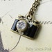 Mini Camera Necklace - Antique Bronze Camera - Etsy