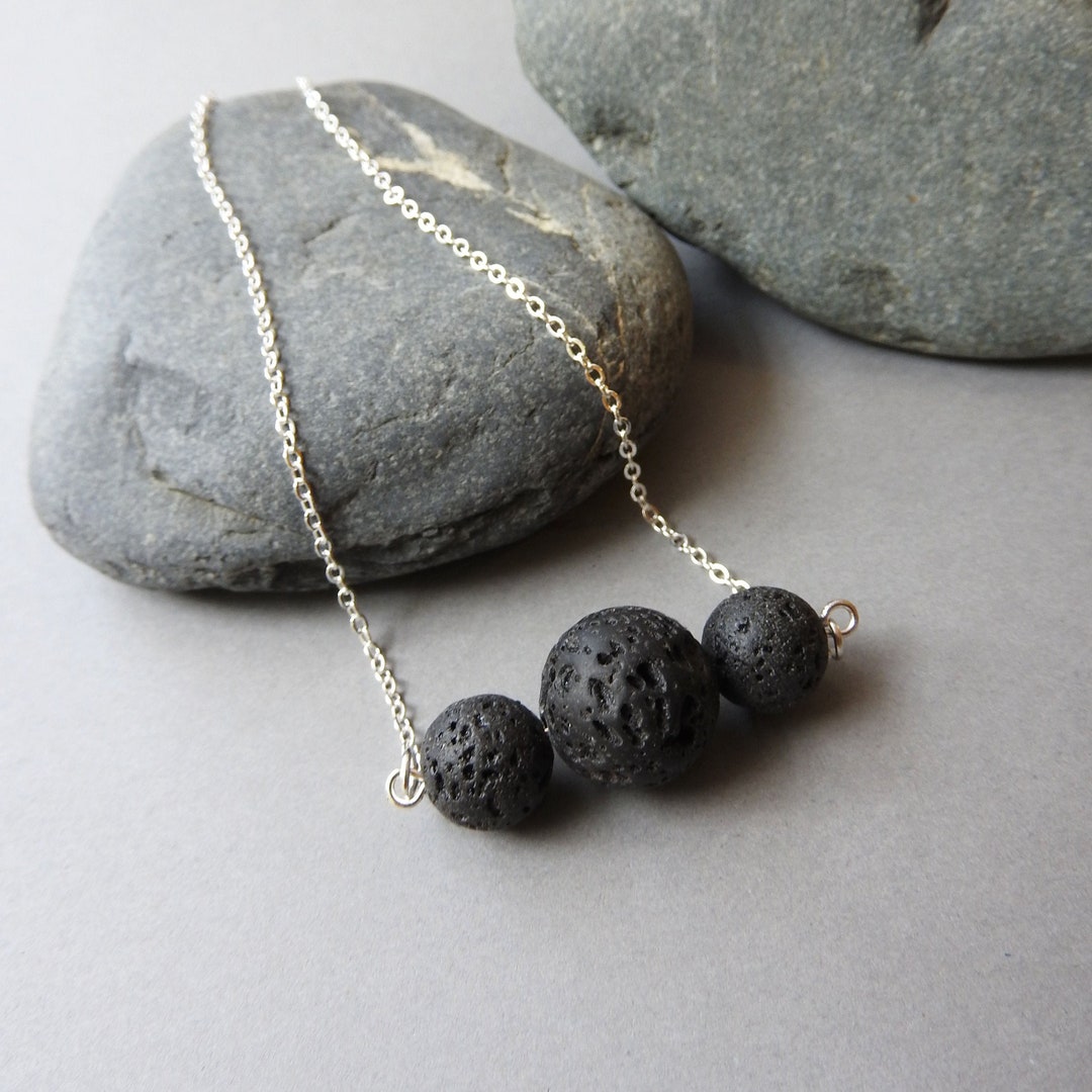 Lava Bead Essential Oil Diffuser Necklace - Lava Bead, Aromatherapy - Etsy