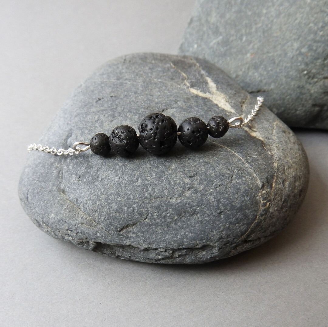 Lava Bead Essential Oil Diffuser Necklace 5 Lava Bead - Etsy