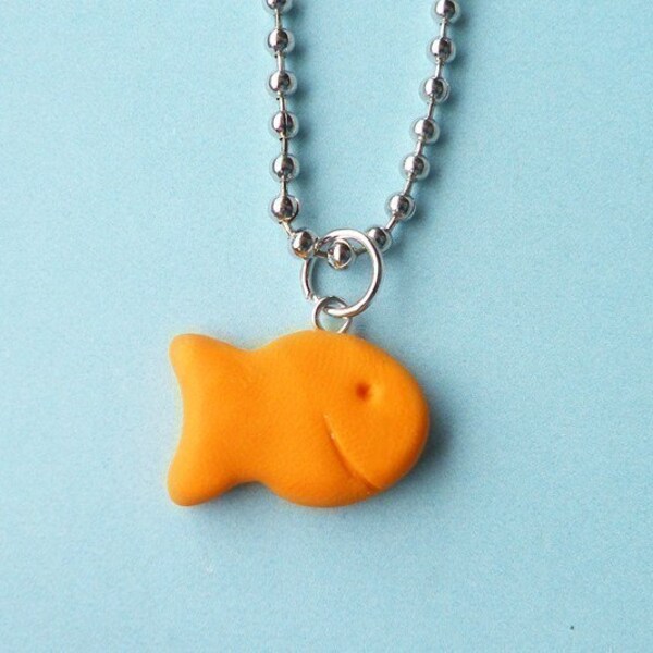 Goldfish Necklace - Etsy